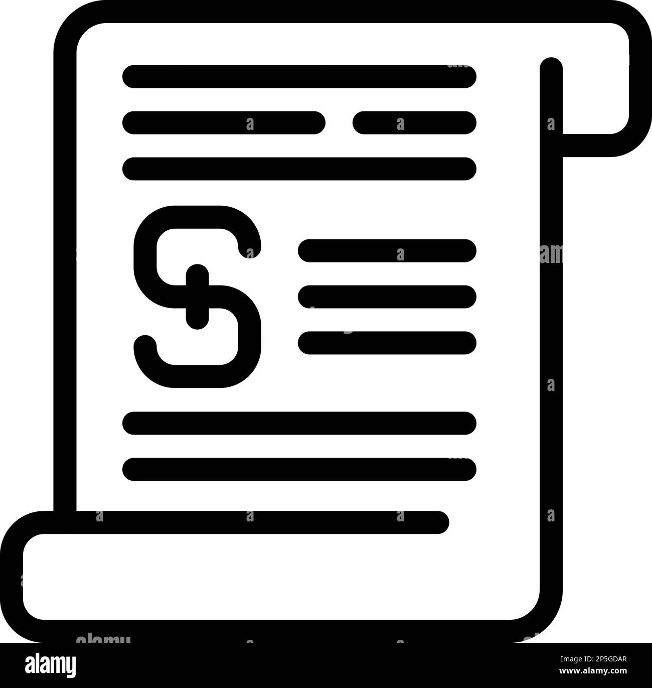 Bill payment icon outline vector. Medical card. Health patient Stock ...