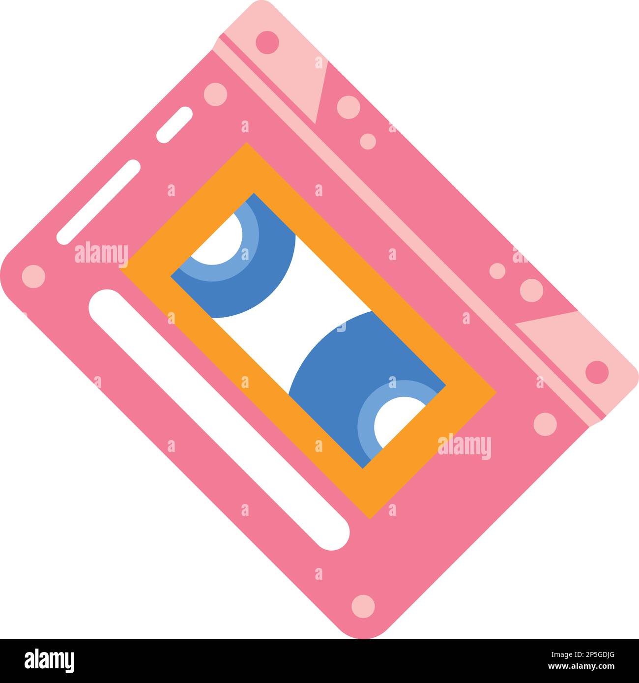 pink cassette retro style Stock Vector Image & Art - Alamy