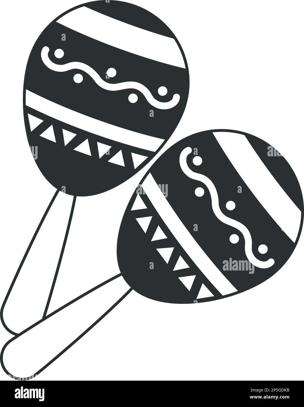 maracas instrument musical Stock Vector Image & Art - Alamy