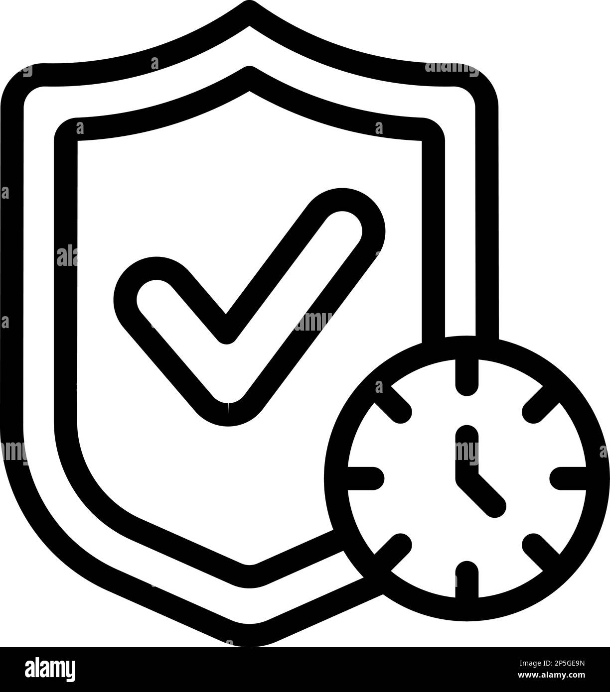 Insurance card icon outline vector. Medical health. Life patient Stock ...