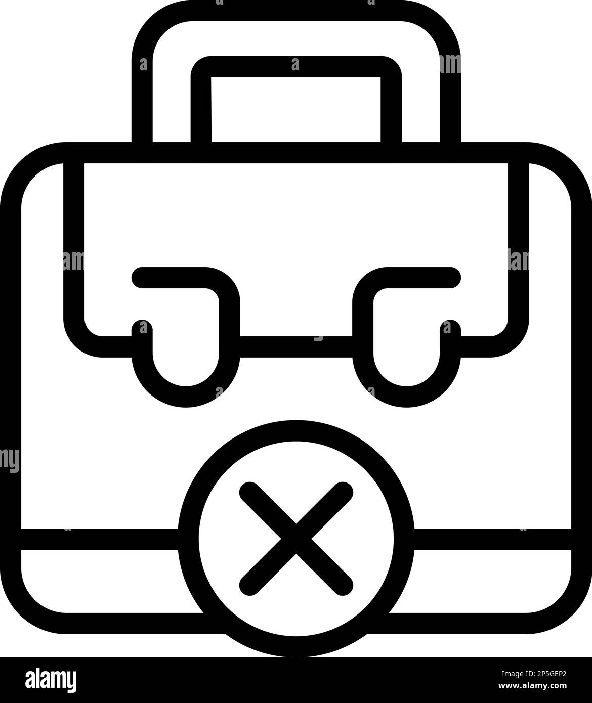 Tired work place icon outline vector. Mental stress. Health workplace ...