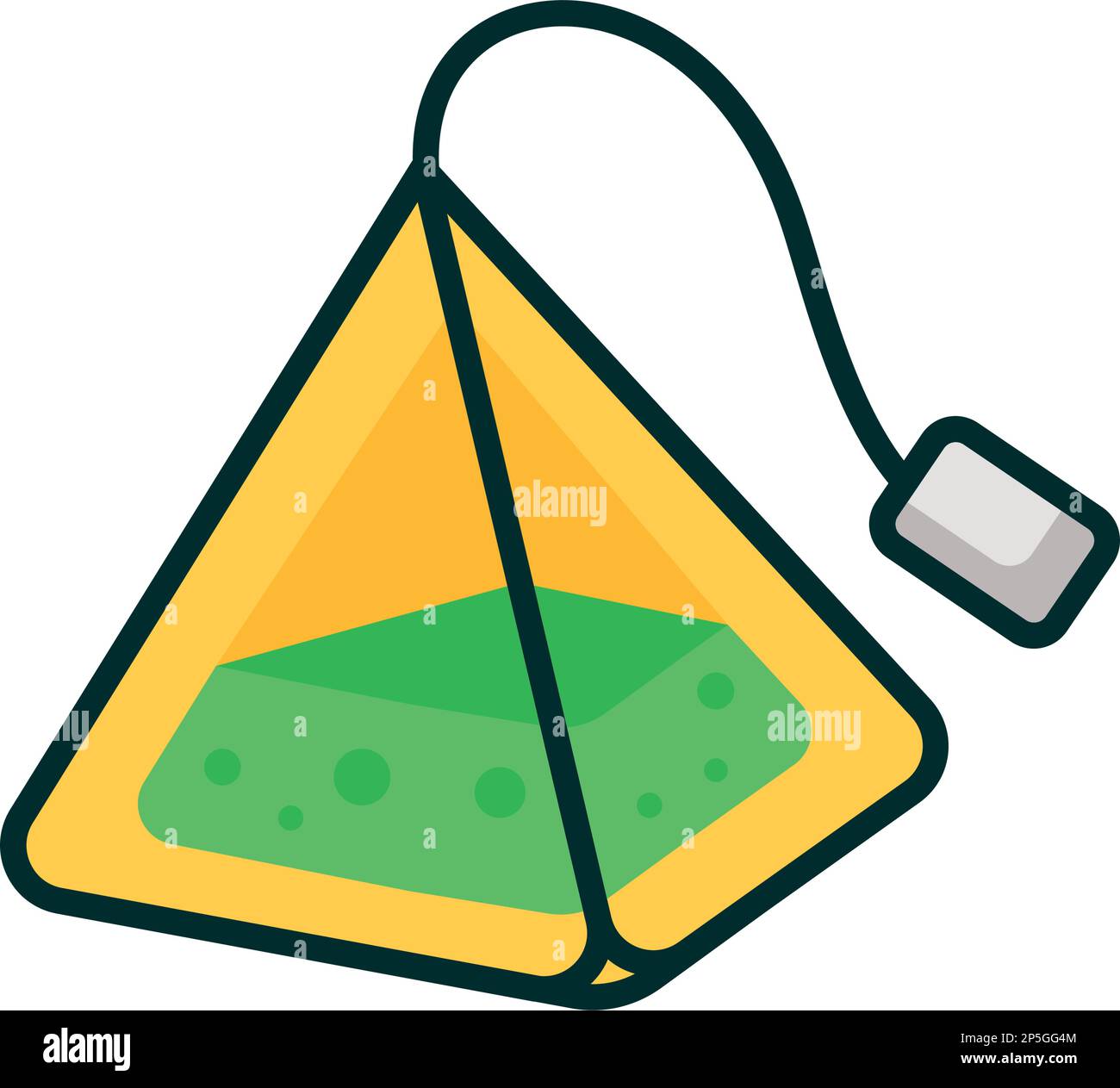 triangle tea bag green Stock Vector Image & Art - Alamy