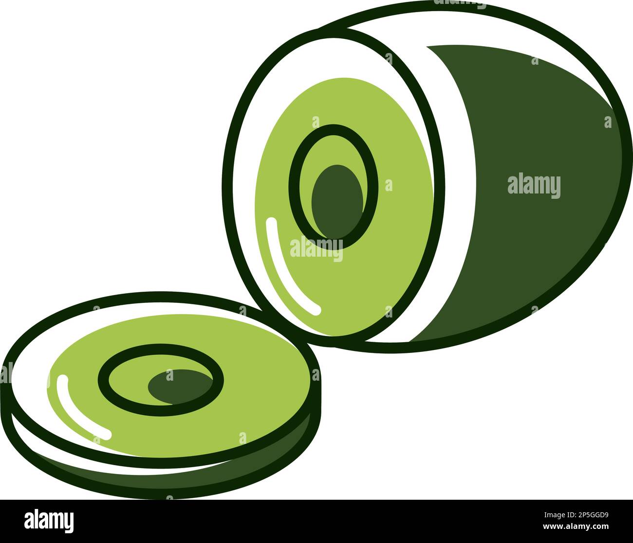 Olive vegetable seed in Stock Vector Images - Alamy