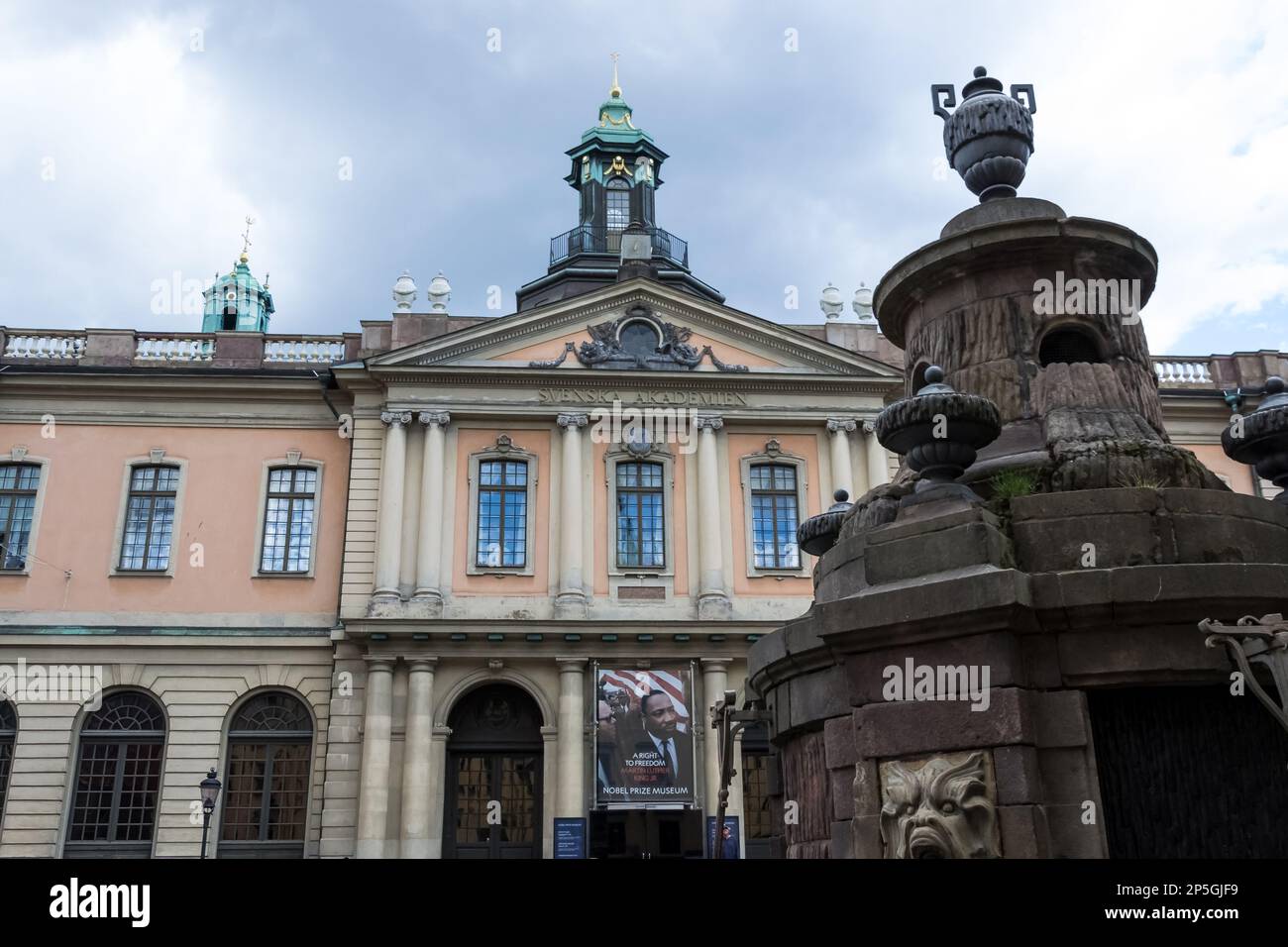 View of Börshuset, the Stock Exchange Building, located on the north ...