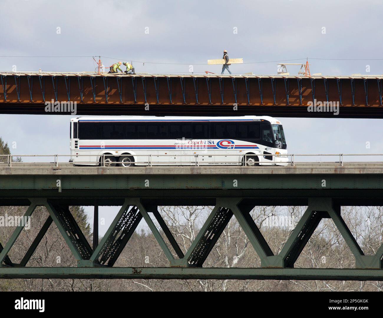 The state Department of Transportation resumes construction on the new ...