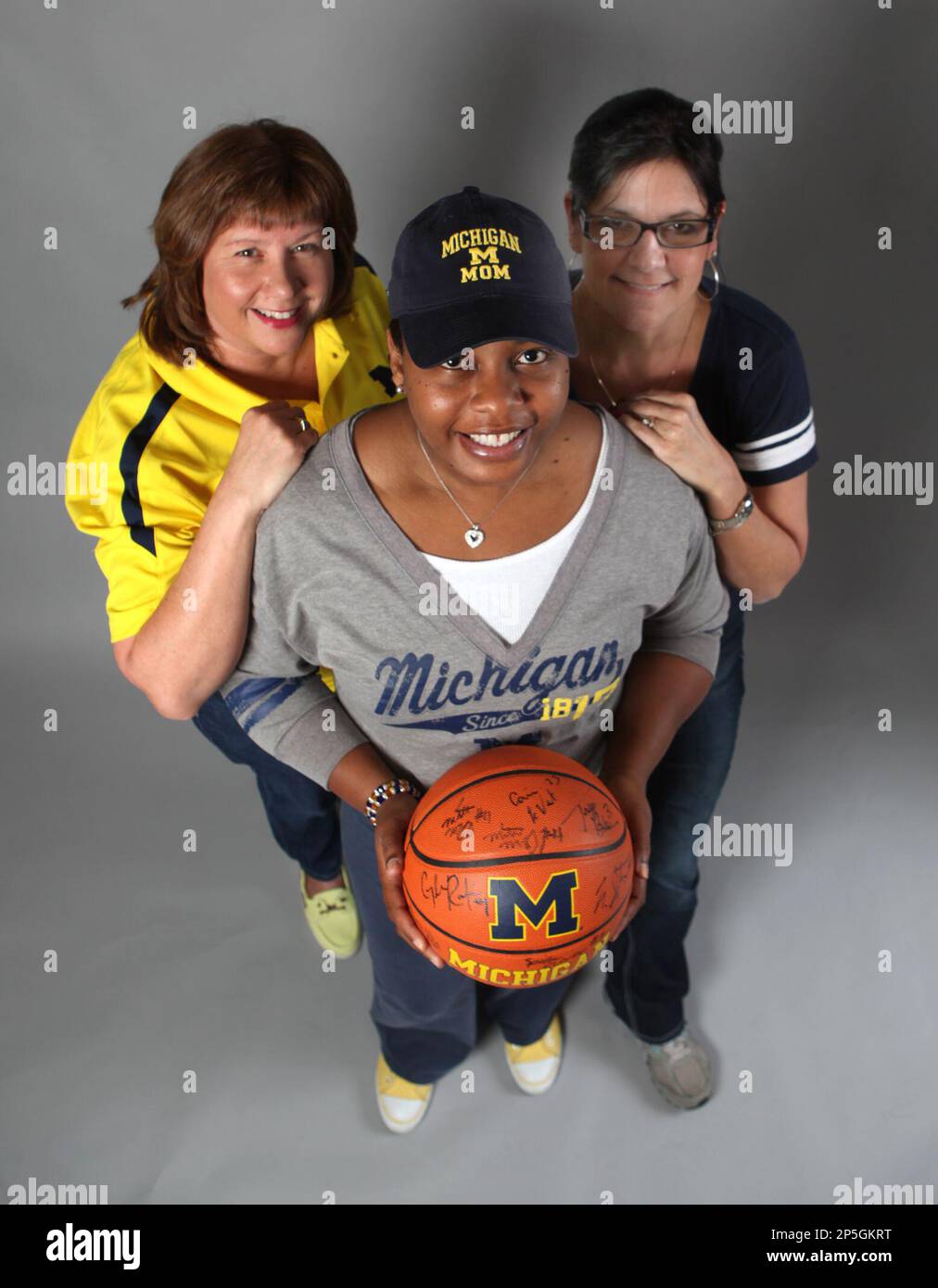 Tammy Albrecht, left, Shantelle Clay-Erving,center, and Valerie McGary ...