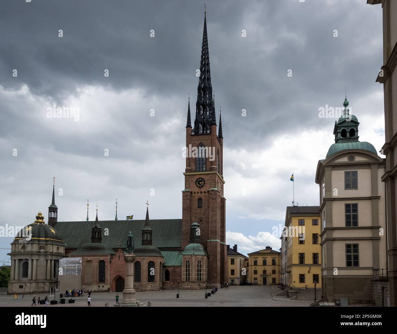 View of Riddarholmen Church, final resting place of most Swedish ...