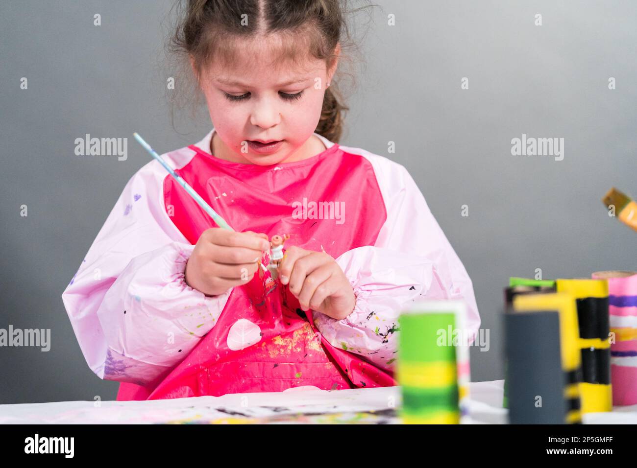 Kids paper craft Stock Photo - Alamy