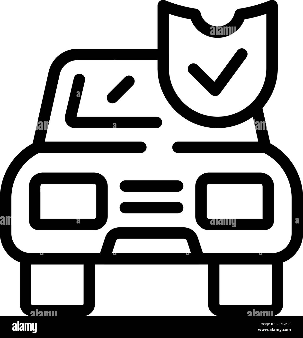 Car insurance icon outline vector. Medical card. Patient care Stock ...