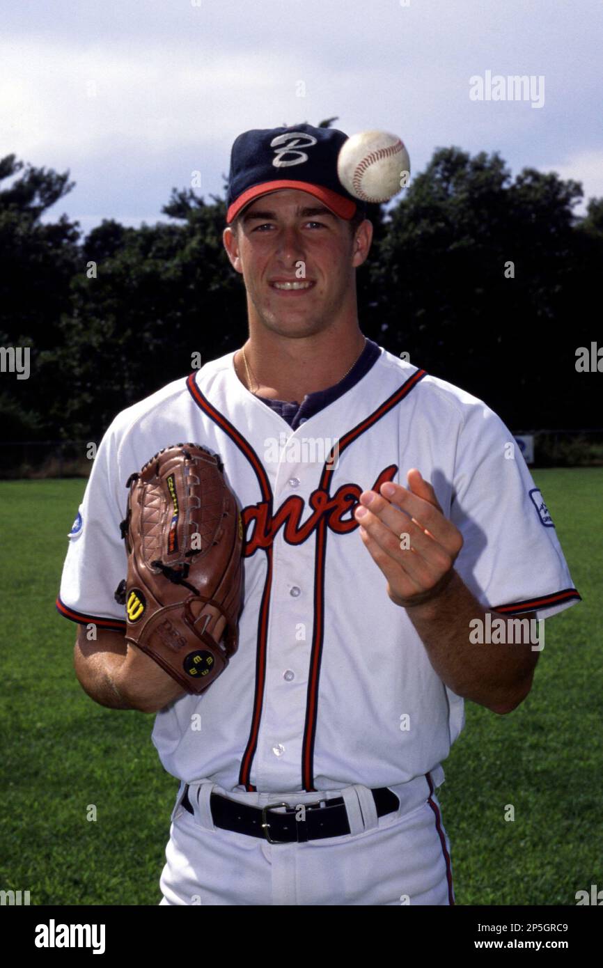 Pitcher Mark Mulder of the Bourne Braves poses for a photo prior to a game versus the Wareham ...