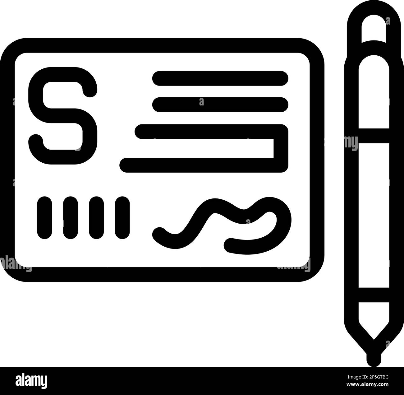 Payment bill icon outline vector. Medical care. Doctor health Stock ...