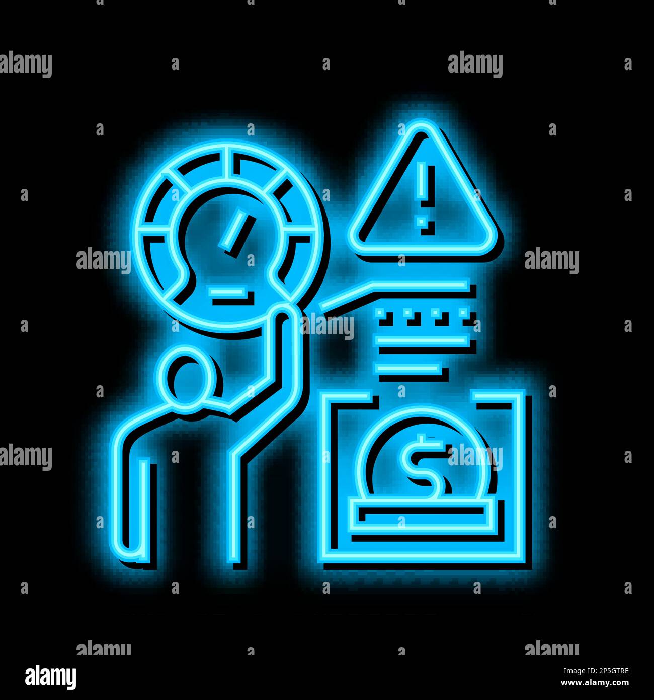 Risk assessment startup icon hi-res stock photography and images - Alamy