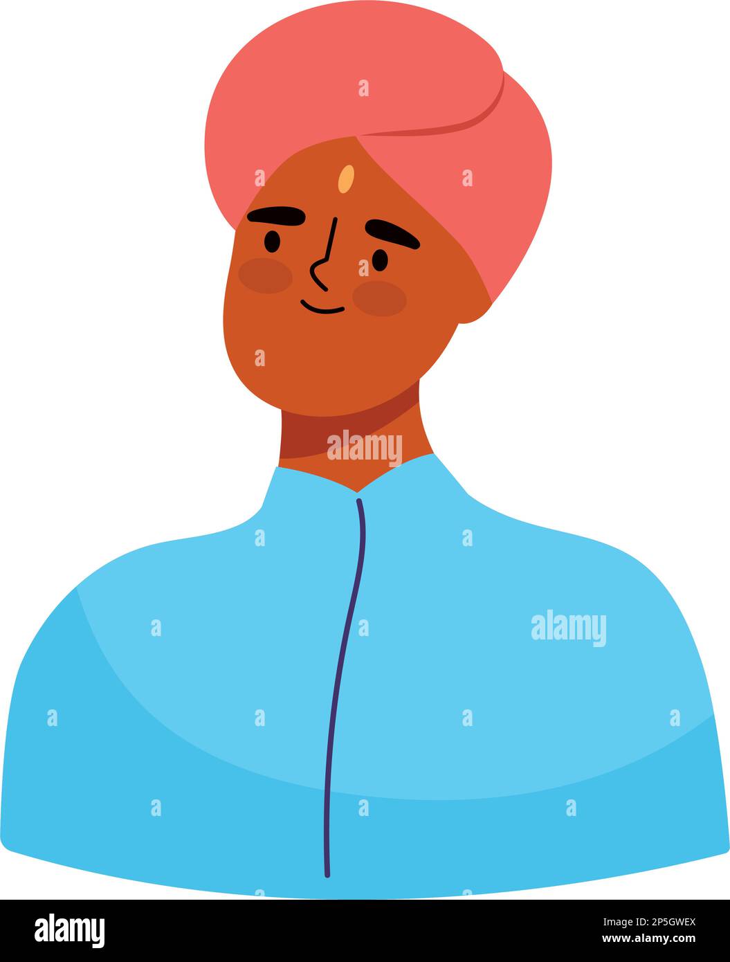 Young happy indian ethnicity Stock Vector Images - Alamy