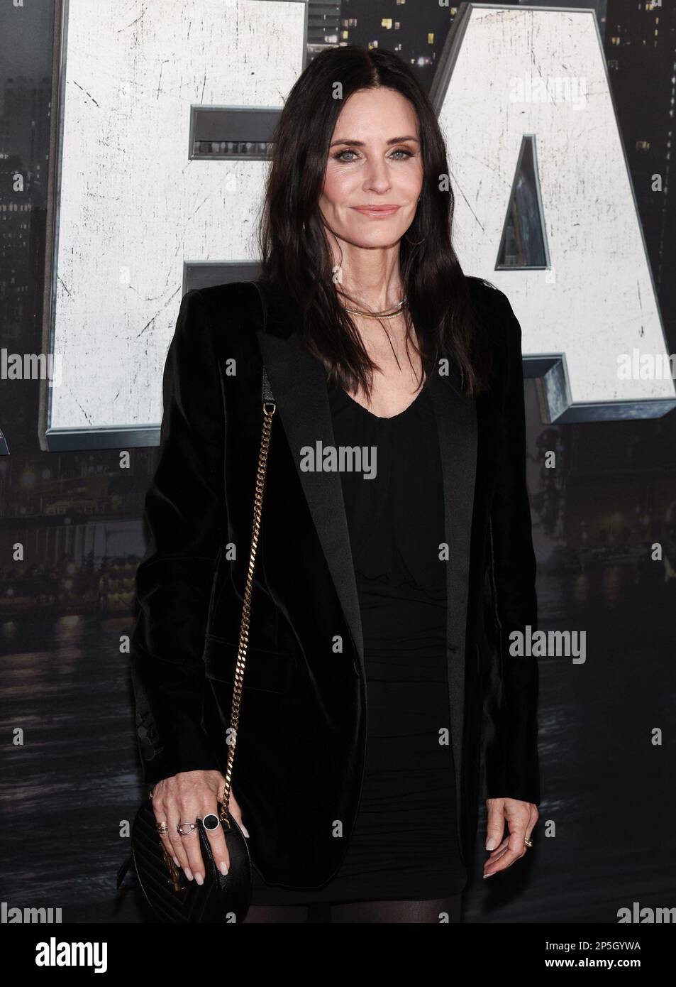 New York, NY, USA. 6th Mar, 2023. Courteney Cox at arrivals for SCREAM ...