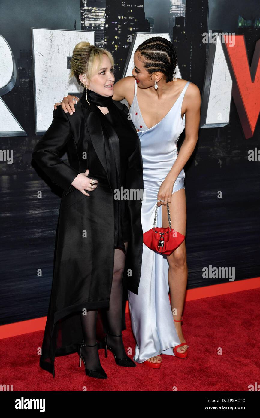 Hayden Panettiere, left, and Jasmin Savoy Brown attend the world ...