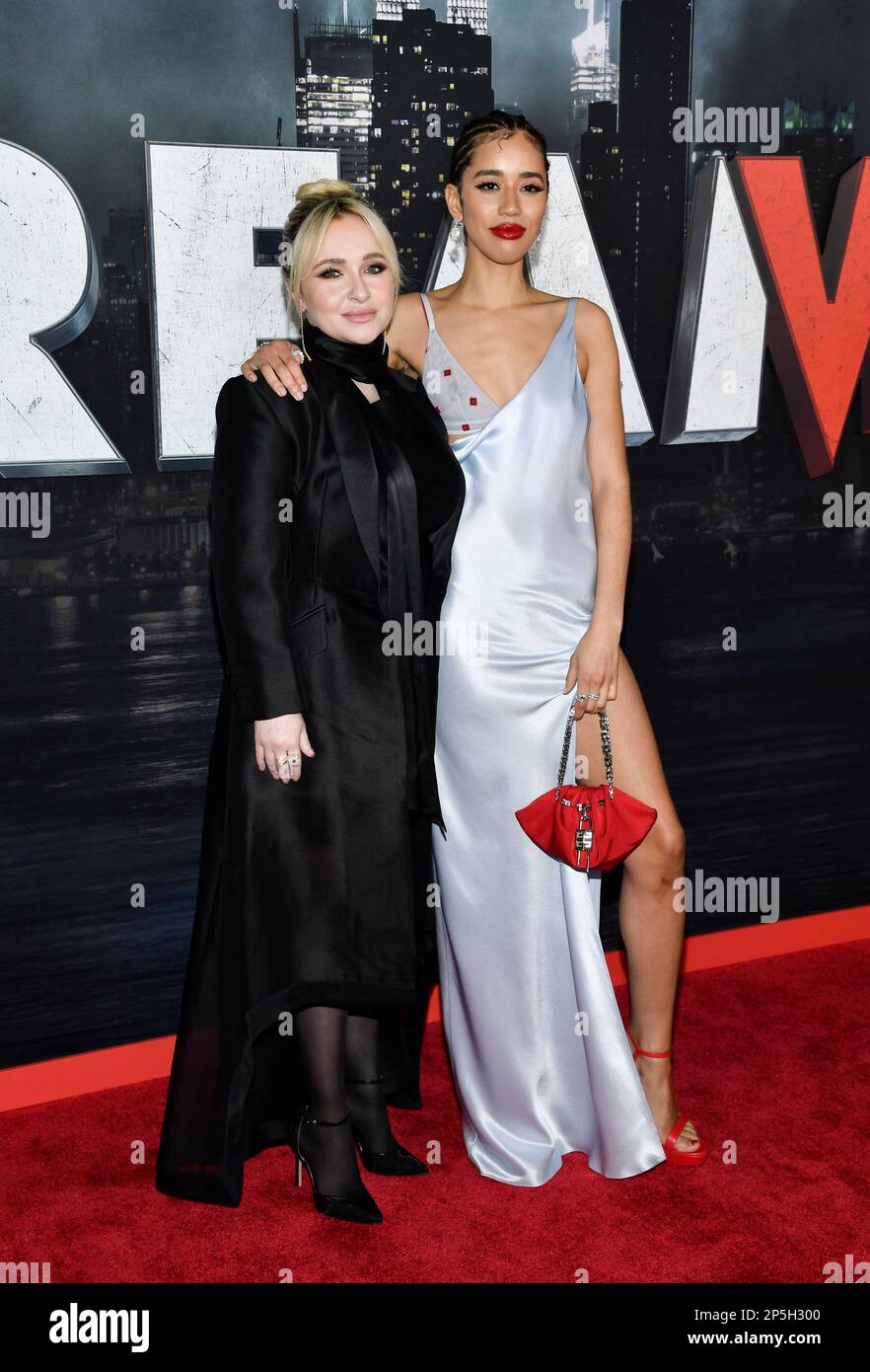 Hayden Panettiere, left, and Jasmin Savoy Brown attend the world ...
