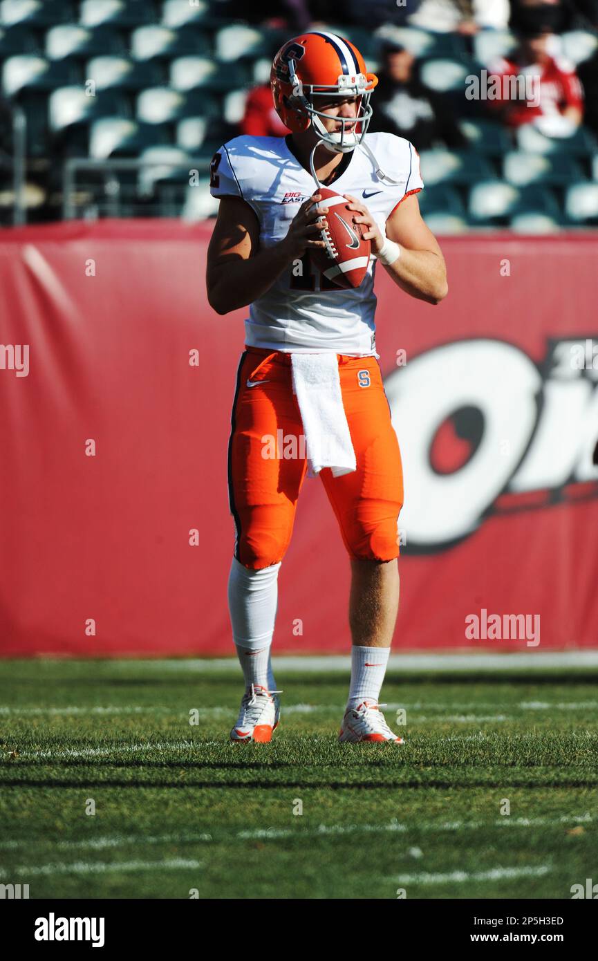 Syracuse University Orange quarterback Ryan Nassib (12) during game ...