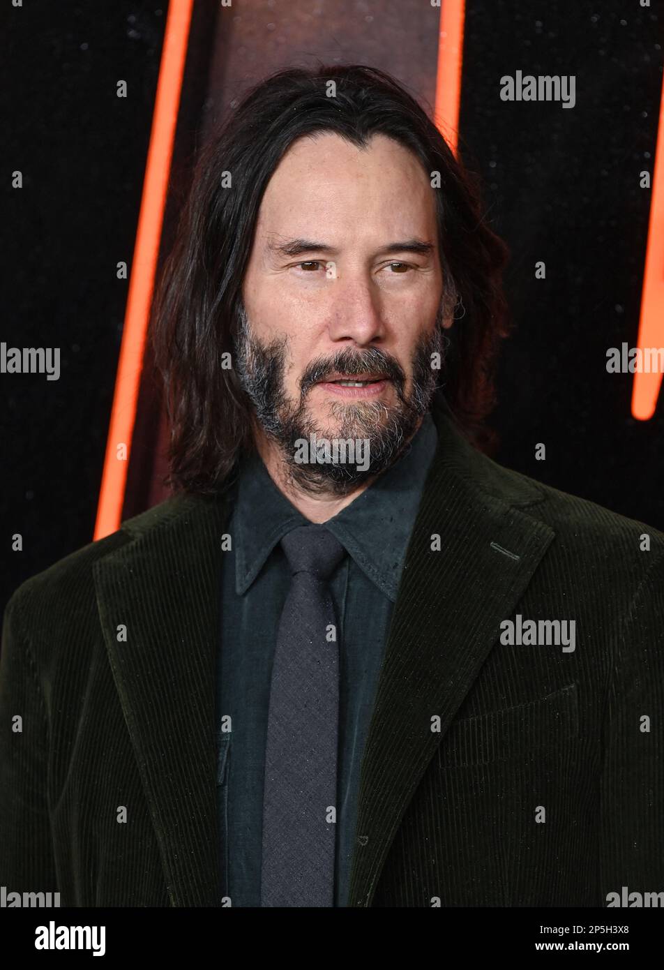 London, UK. 06th Mar, 2023. Keanu Reeves at the John Wick Chapter 4, UK ...