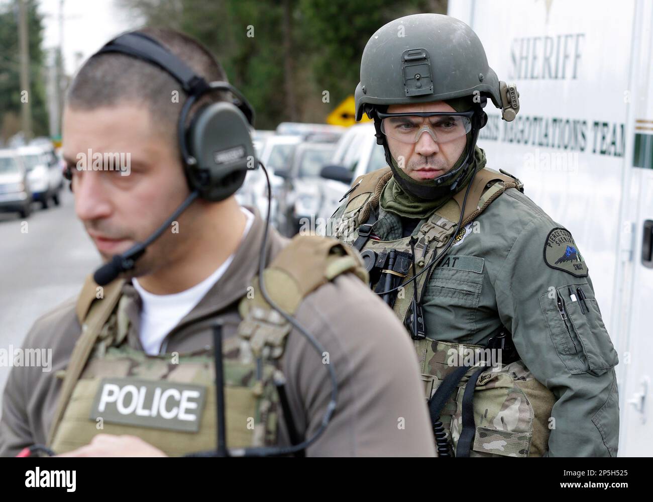 In this photo provided by the Pierce County Sheriff's Dept., Sheriff's ...