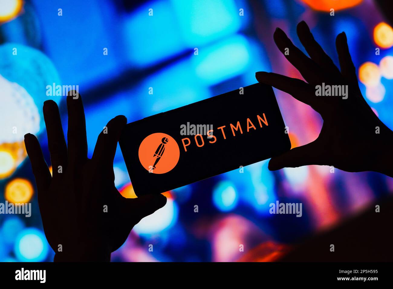 The postman logo hi-res stock photography and images - Alamy