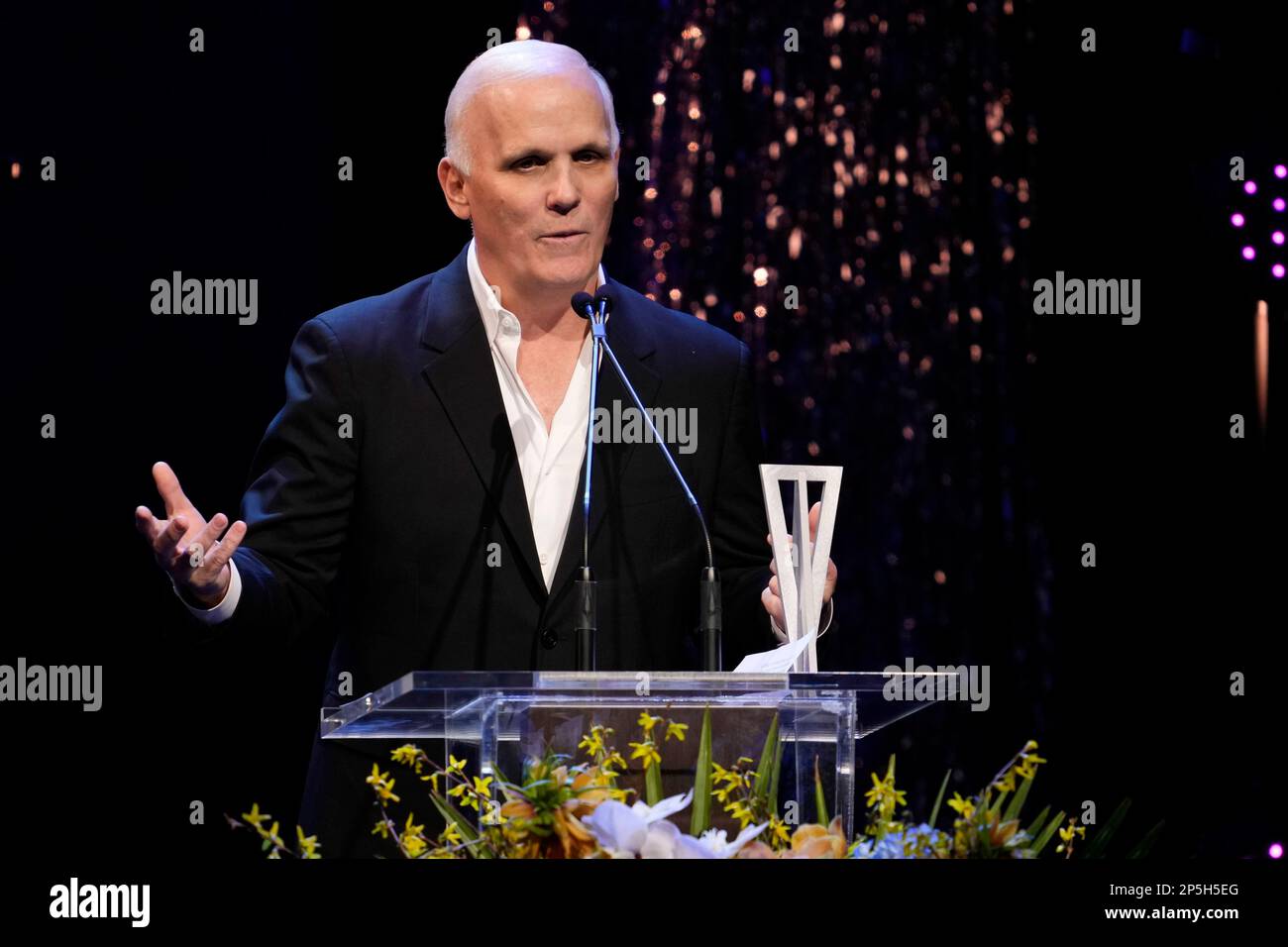 Scott Ellis appears onstage at the Roundabout Theatre Company's annual ...