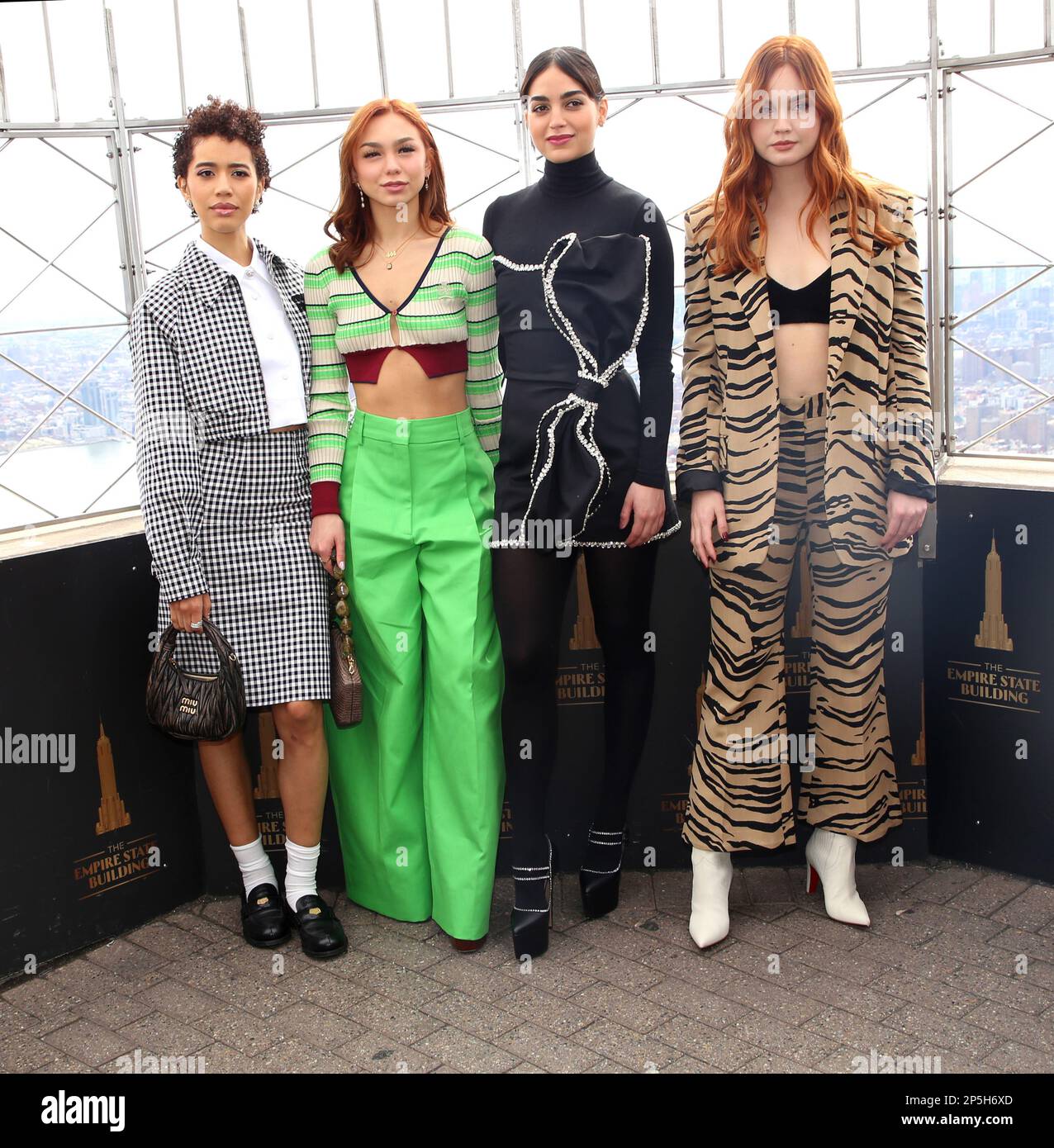 New York City, NY, March 6, 2023, Jasmin Savoy Brown, Devyn Nekoda, Melissa Barrera and Liana ...