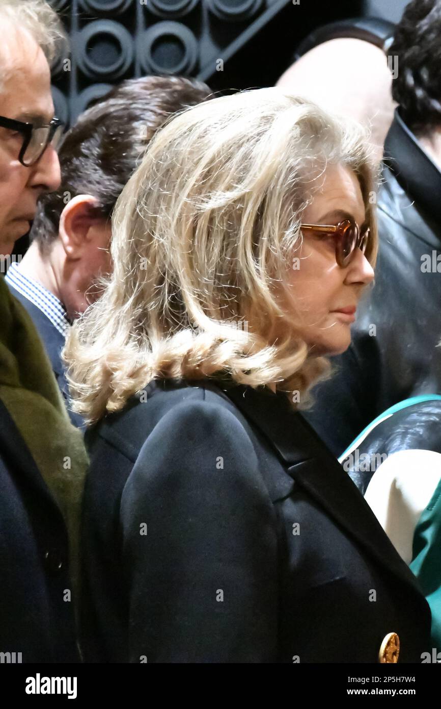 Paris, France. 06th Mar, 2023. Catherine Deneuve attends the Louis ...