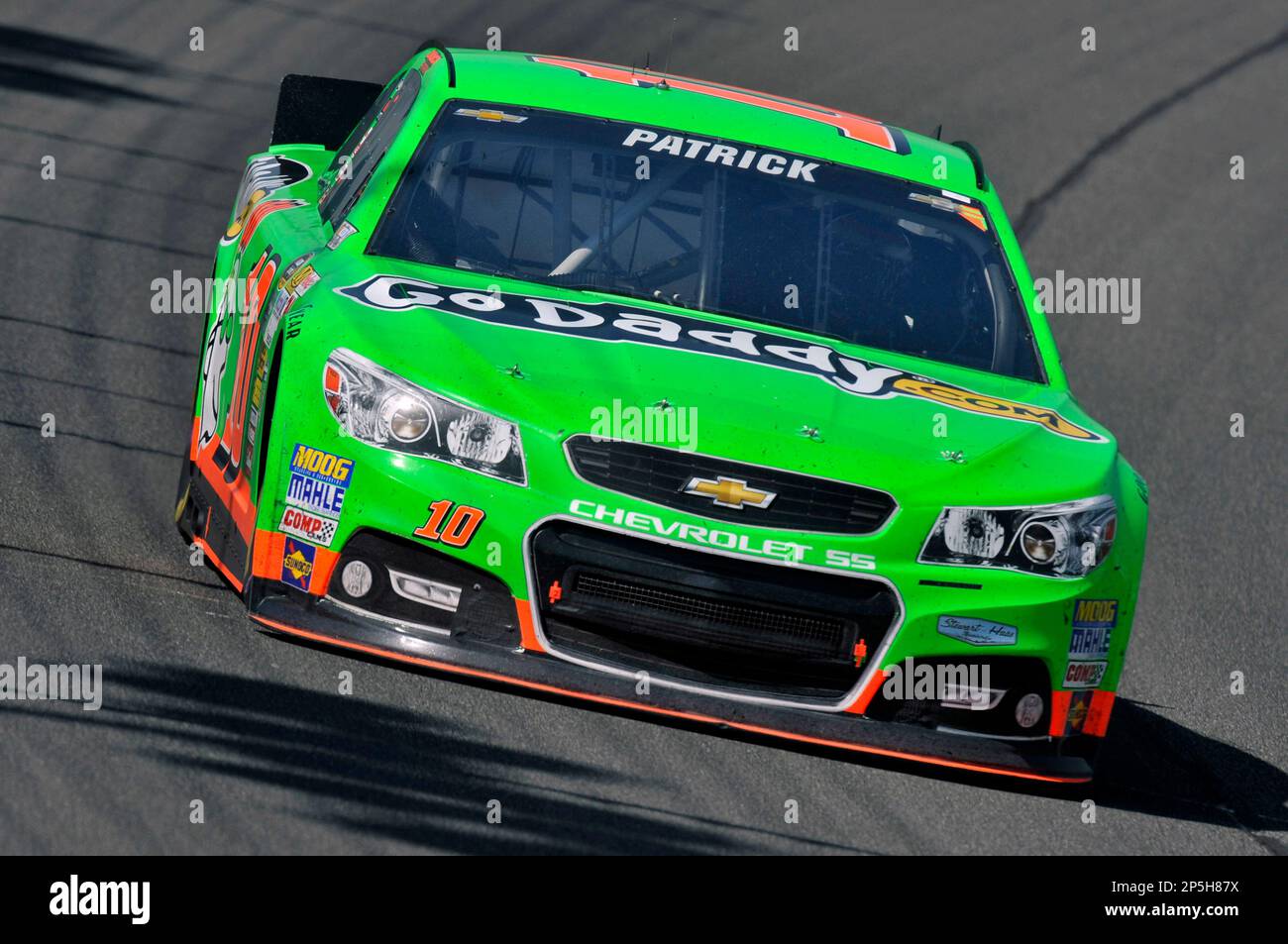 Danica Patrick (10) during the NASCAR Sprint Cup Series Auto Club 400 ...