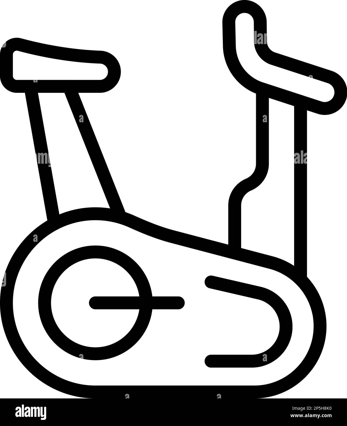 Exercise bike icon outline vector. Shop store. Fitness sport Stock ...