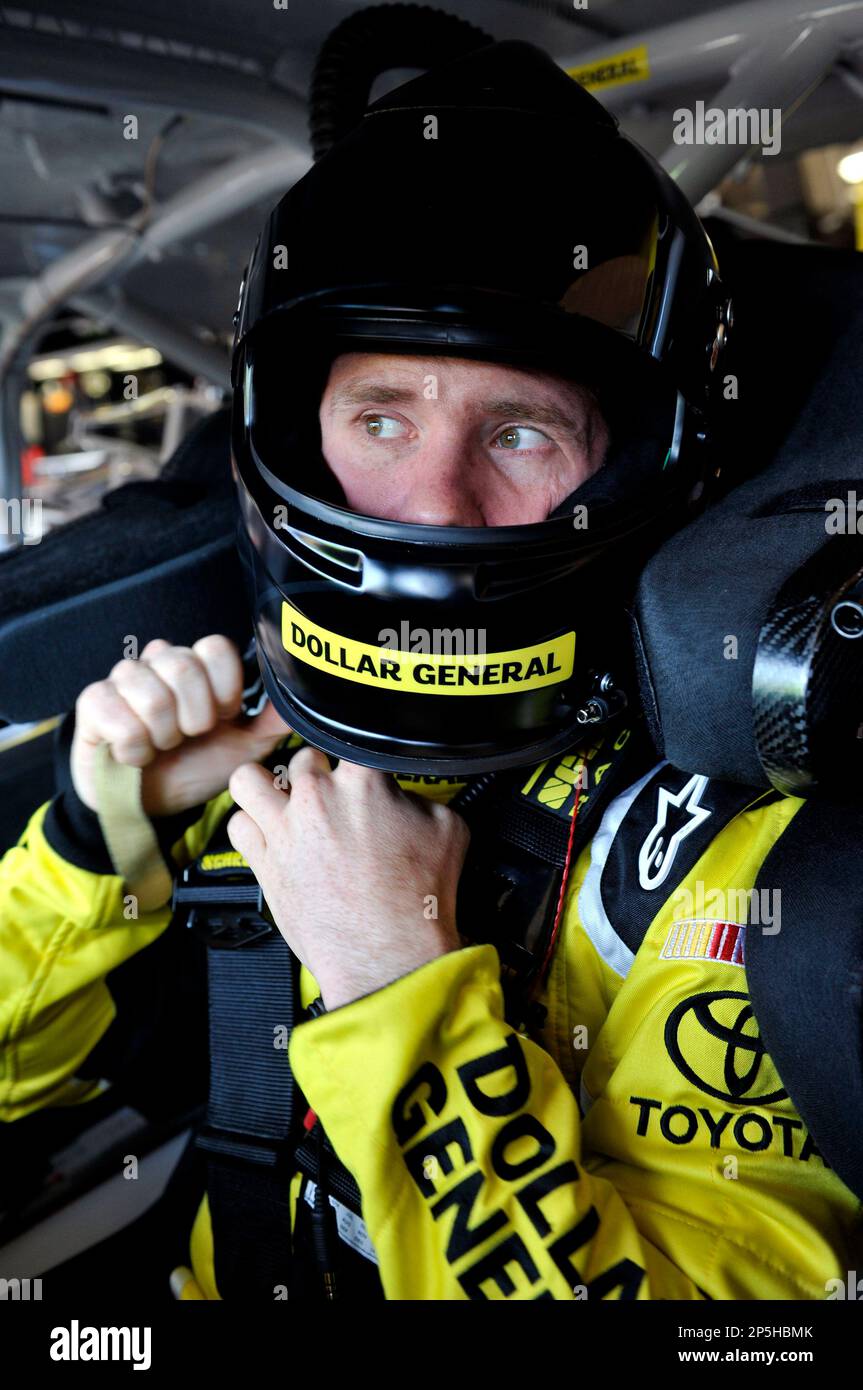 Brian Vickers, Dollar General Toyota Camry during practice for the ...