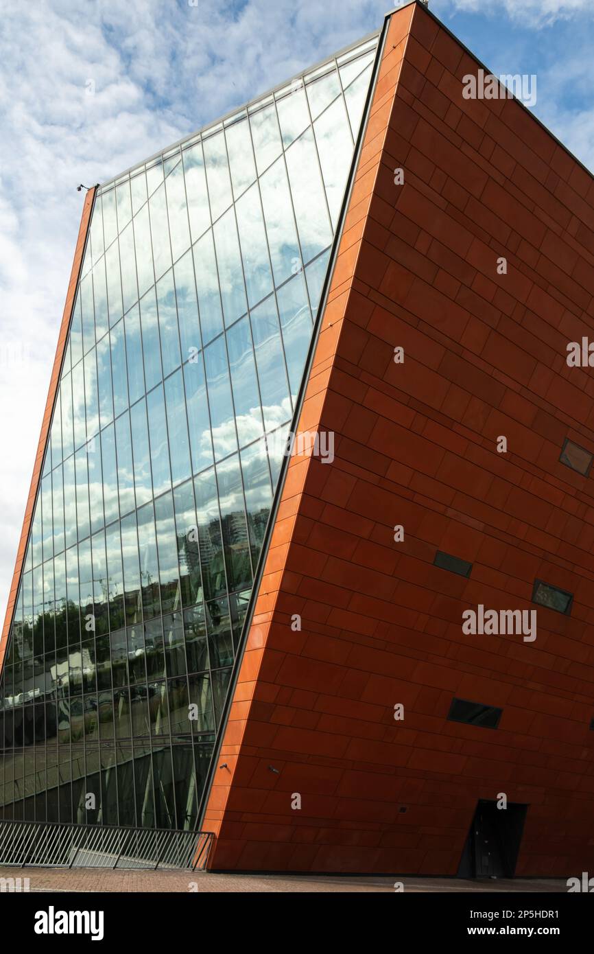 Gdansk Poland May 2022. Museum of the Second World War Modern exterior ...