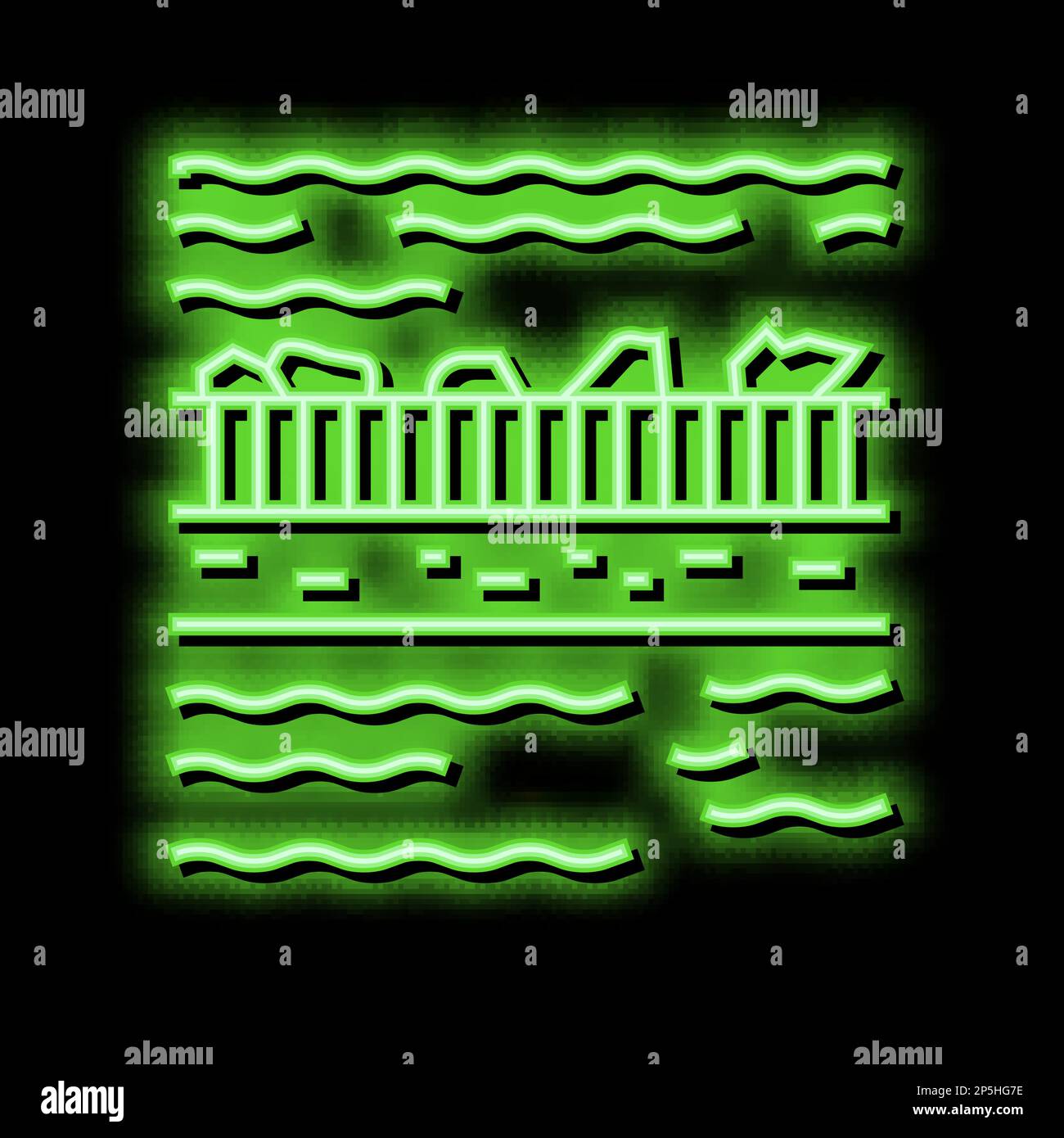 filtration water neon glow icon illustration Stock Vector Image & Art ...