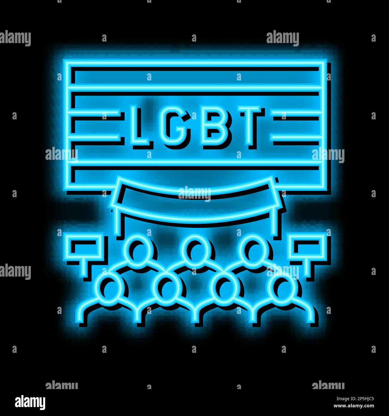 lgbt rights neon glow icon illustration Stock Vector Image & Art - Alamy
