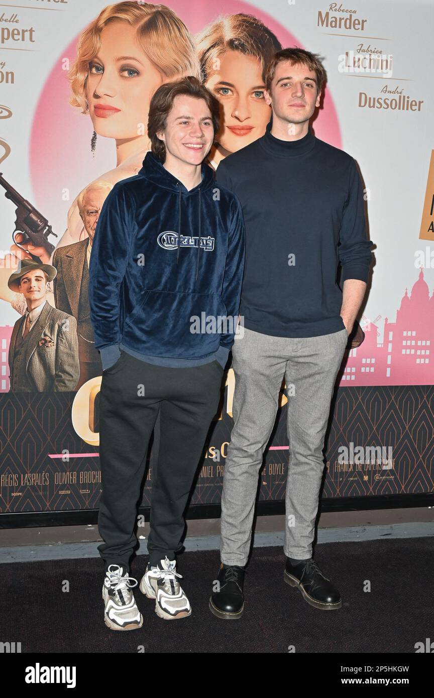 Paris, France. 06th Mar, 2023. Felix Lefebvre and Edouard Sulpice ...
