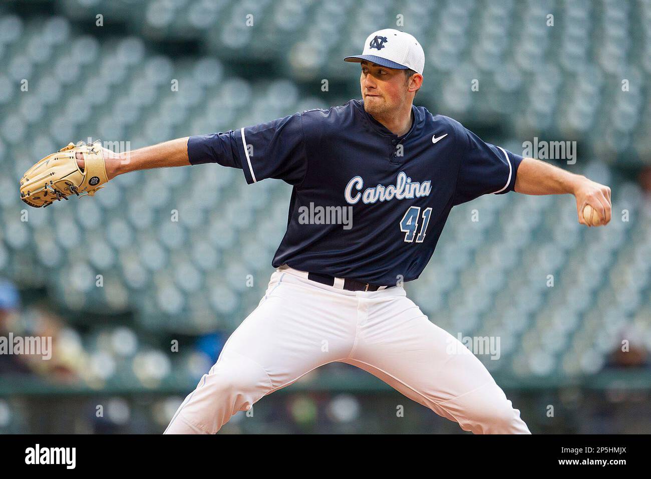North Carolina Tar Heels starter Kent Emanuel #41 delivers a pitch ...