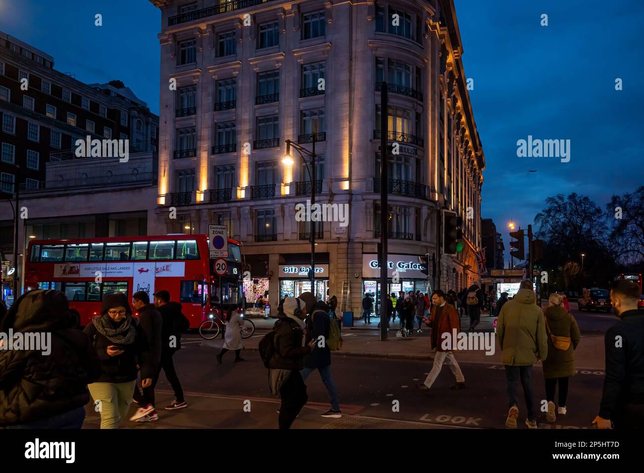 London, UK - March 12, 2023: OXFORD STREET MARBLE ARCH STATION Stock ...
