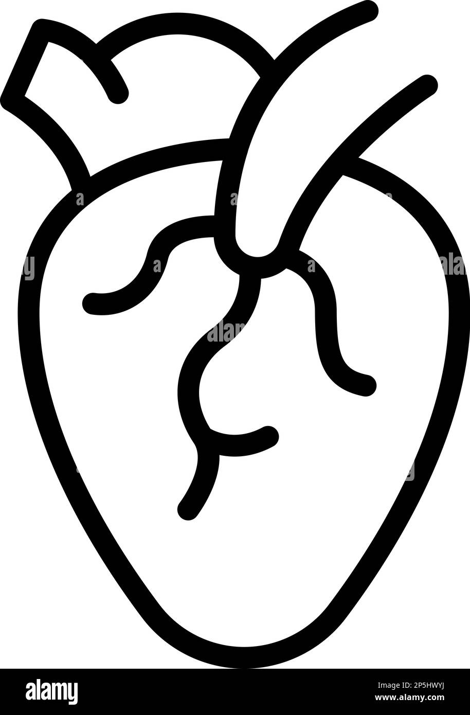 Heart patient icon outline vector. Cardio surgery. Medicine surgeon ...
