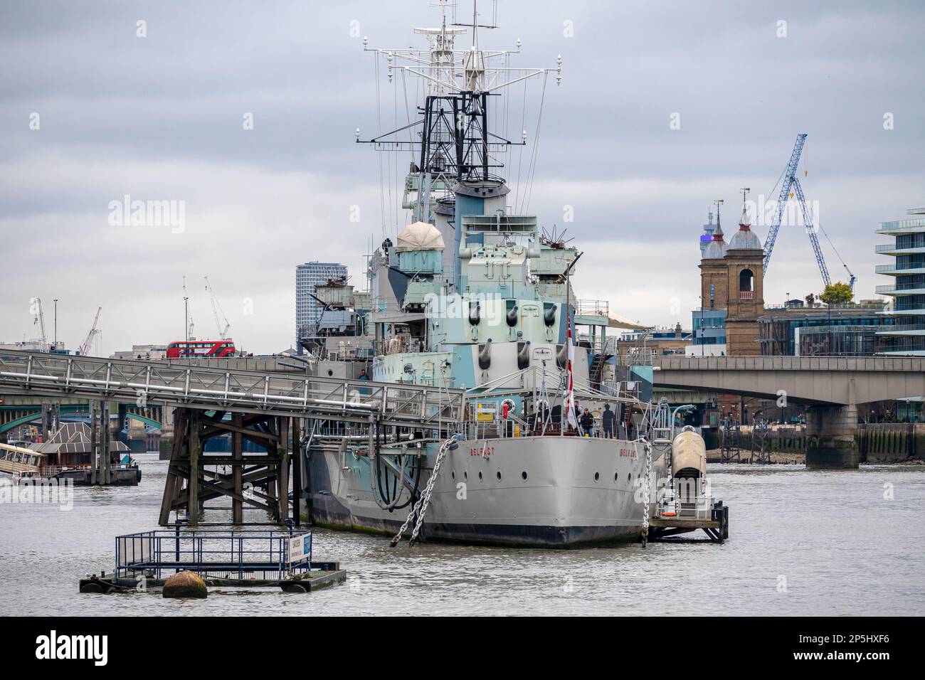 HMS Belfast is a light Cruiser built in 1939 for Royal Navy, now she is ...