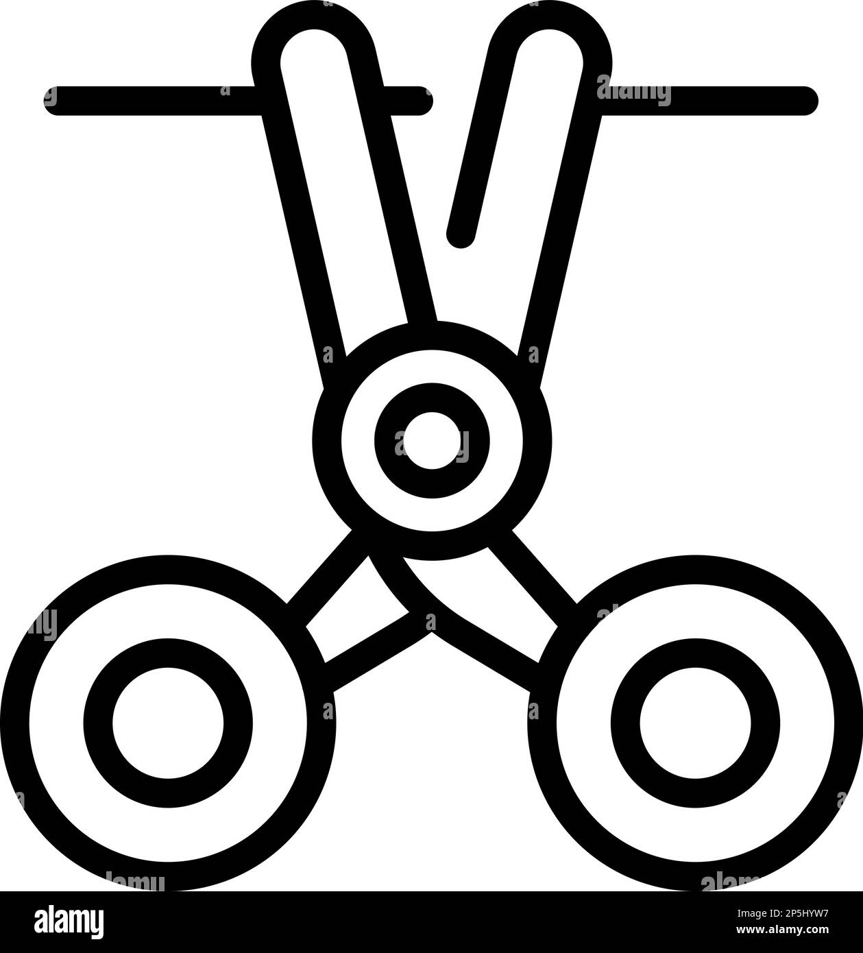 Surgeon scissors icon outline vector. Heart disease. Medicine care ...