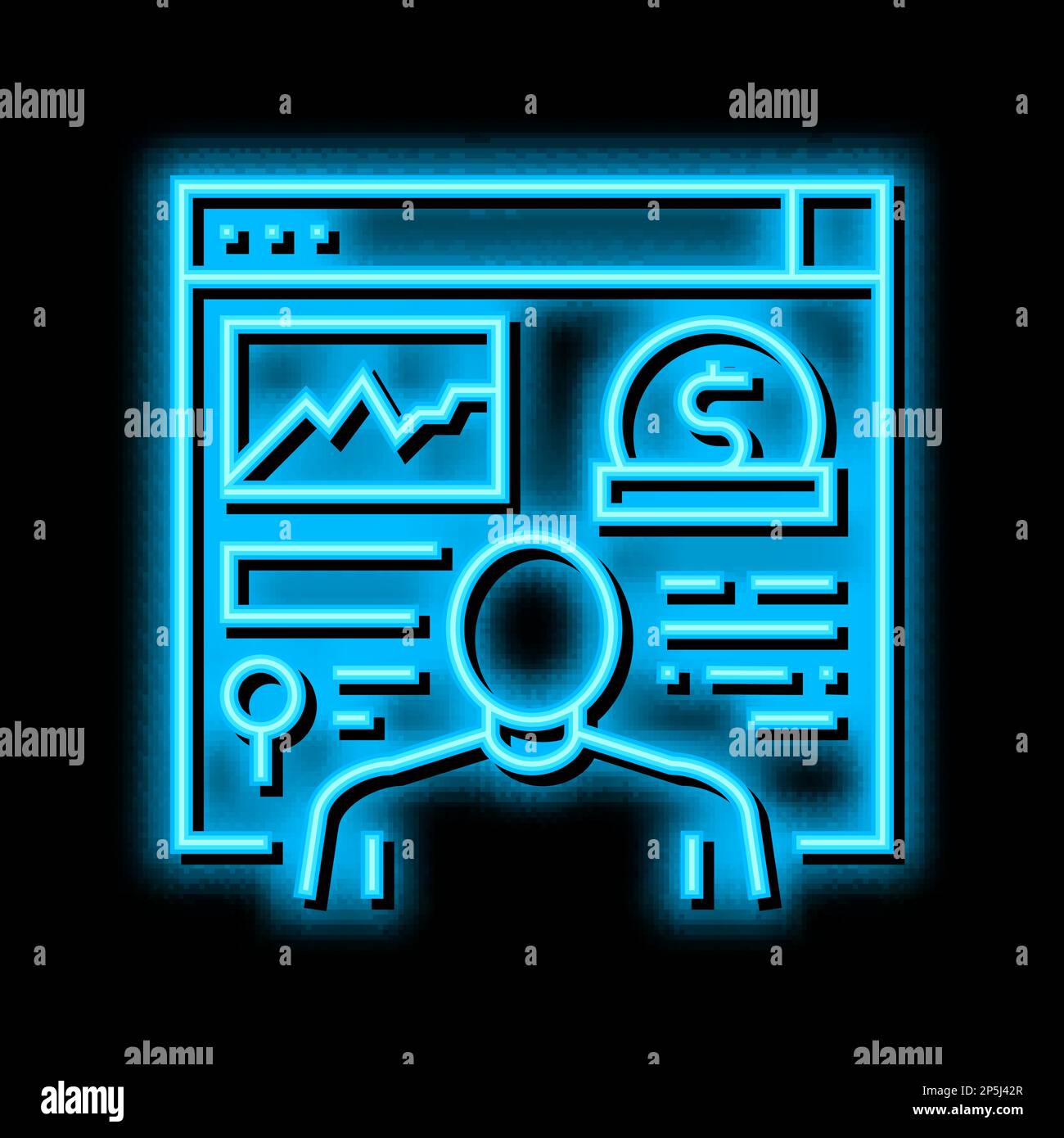 analysis business plan neon glow icon illustration Stock Vector Image ... analysis business plan neon glow icon illustration Stock Vector Image ...