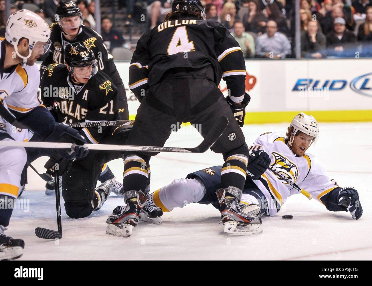 March 12th, 2013.Nashville Predators right wing Matt Halischuk (24) is ...