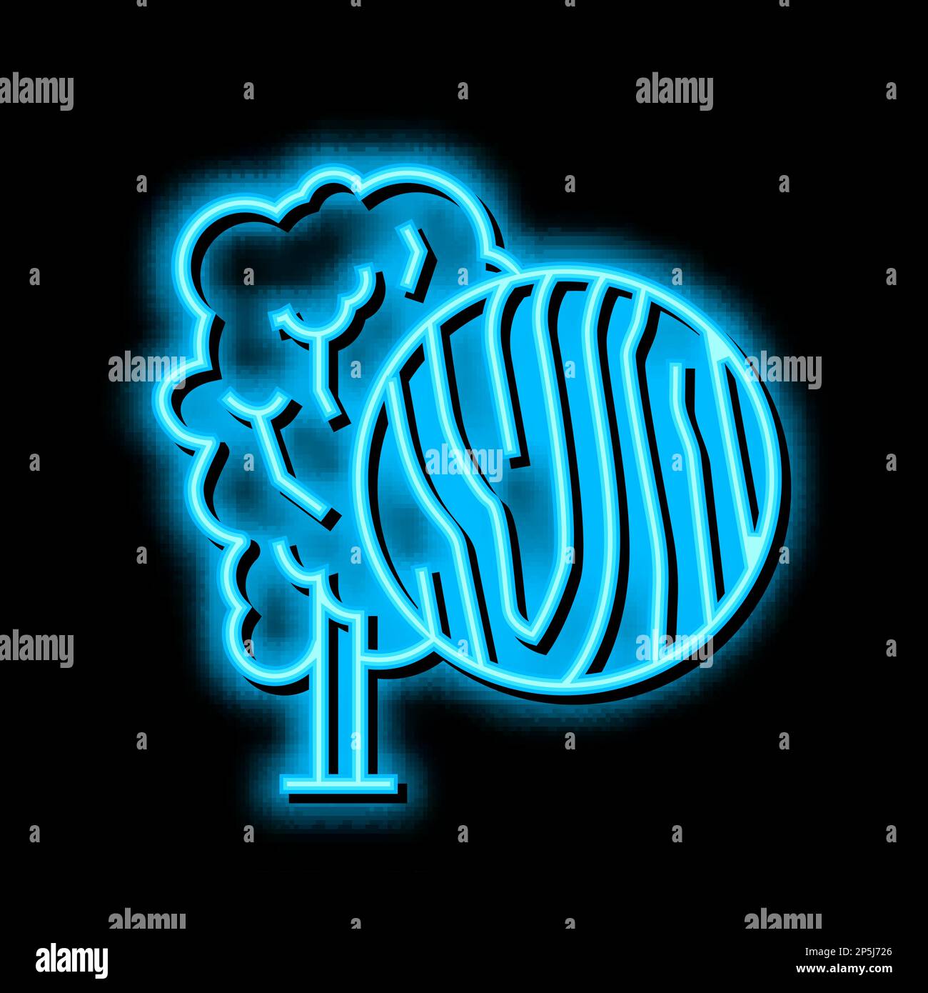 Birch tree in woodland Stock Vector Images - Alamy