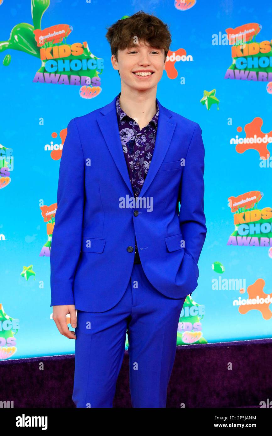 LOS ANGELES - MAR 4: Owen Holt at the Kids Choice Awards 2023 at the ...