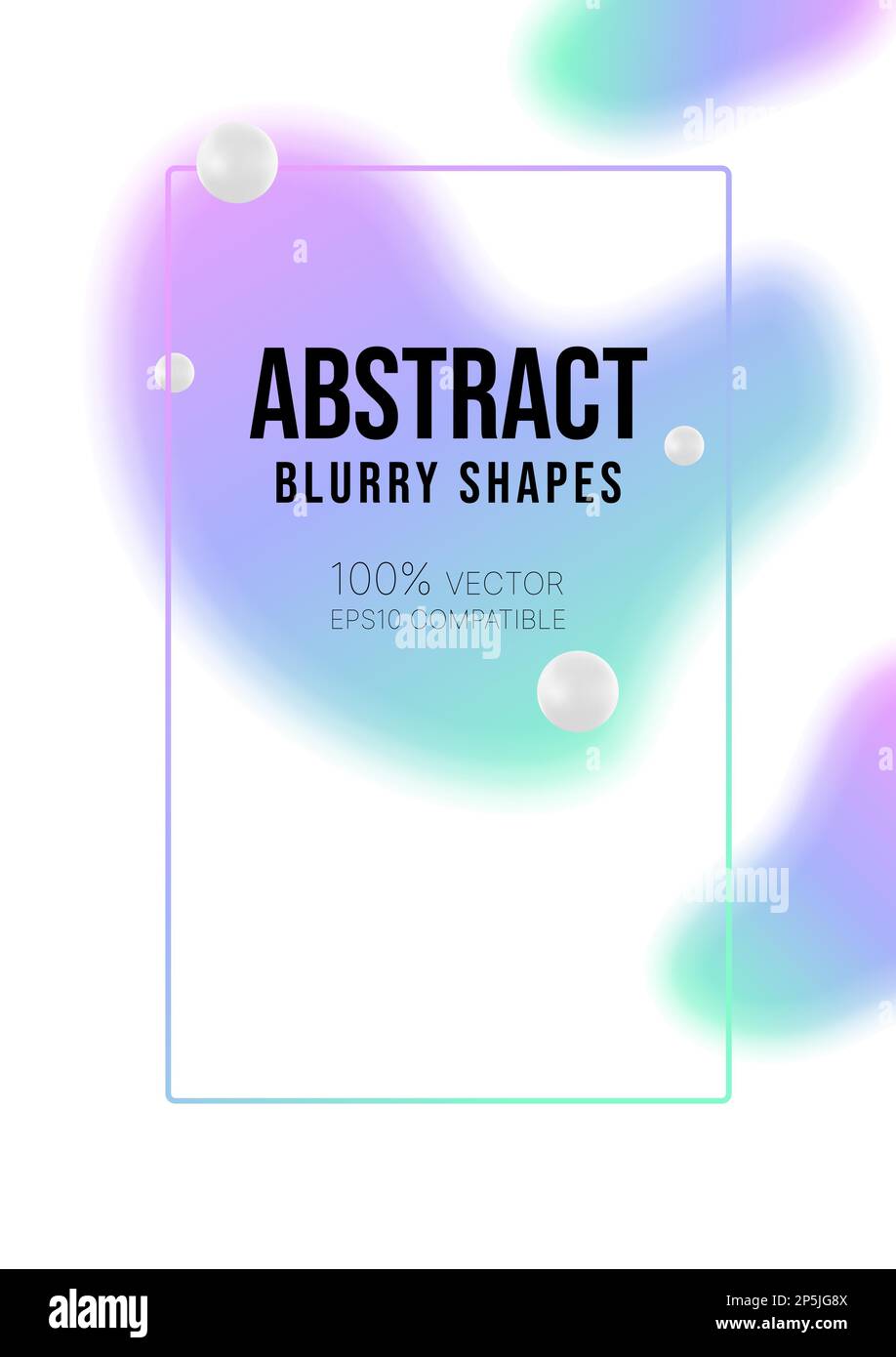 Abstract gradient shape vector poster background Stock Vector Image ...