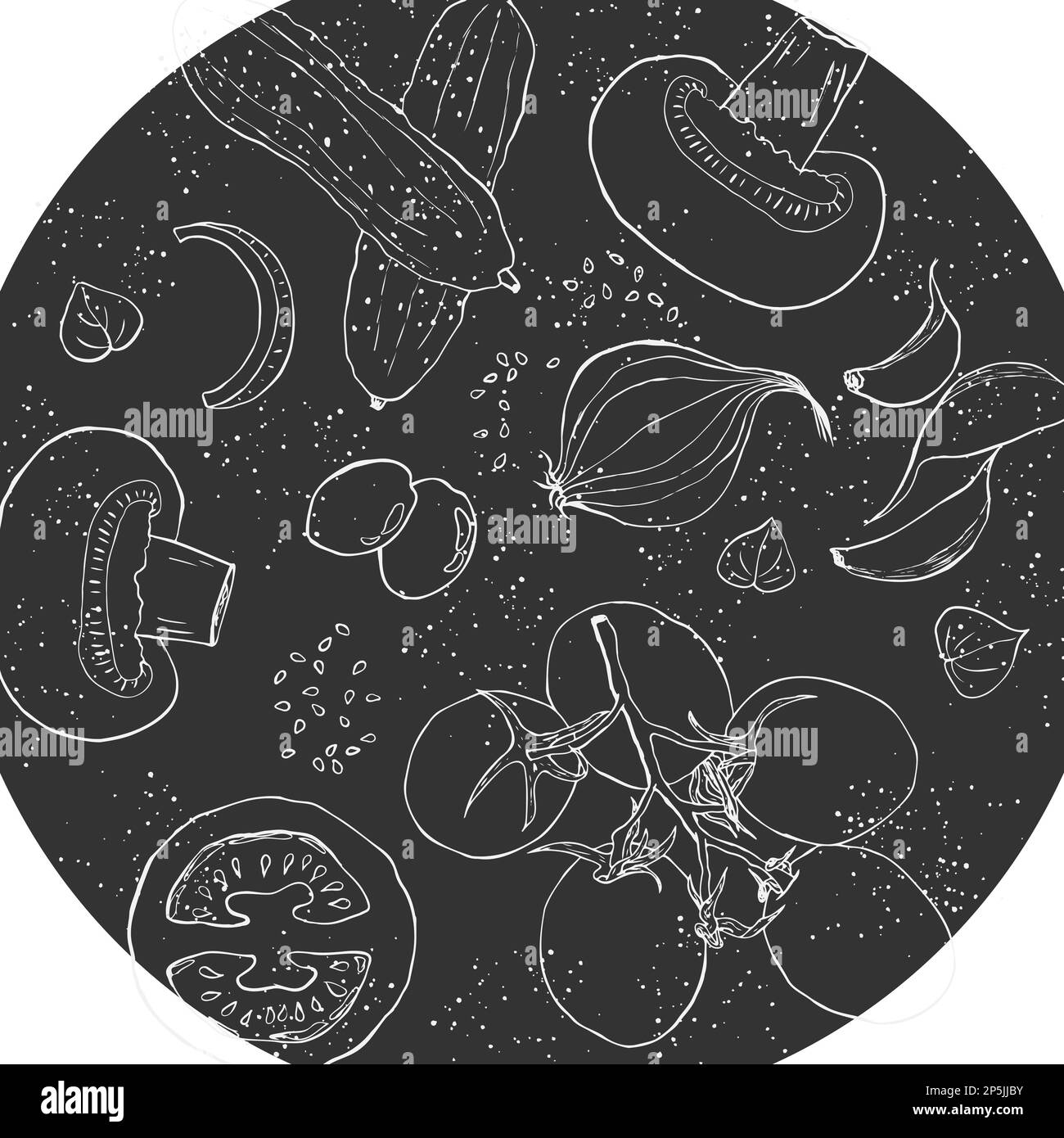 Vegetable composition Stock Vector Images - Alamy