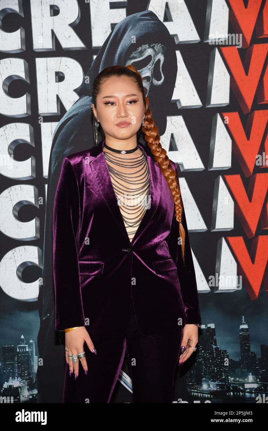 New York, USA. 06th Mar, 2023. Heidi Wong attends the Scream VI film ...