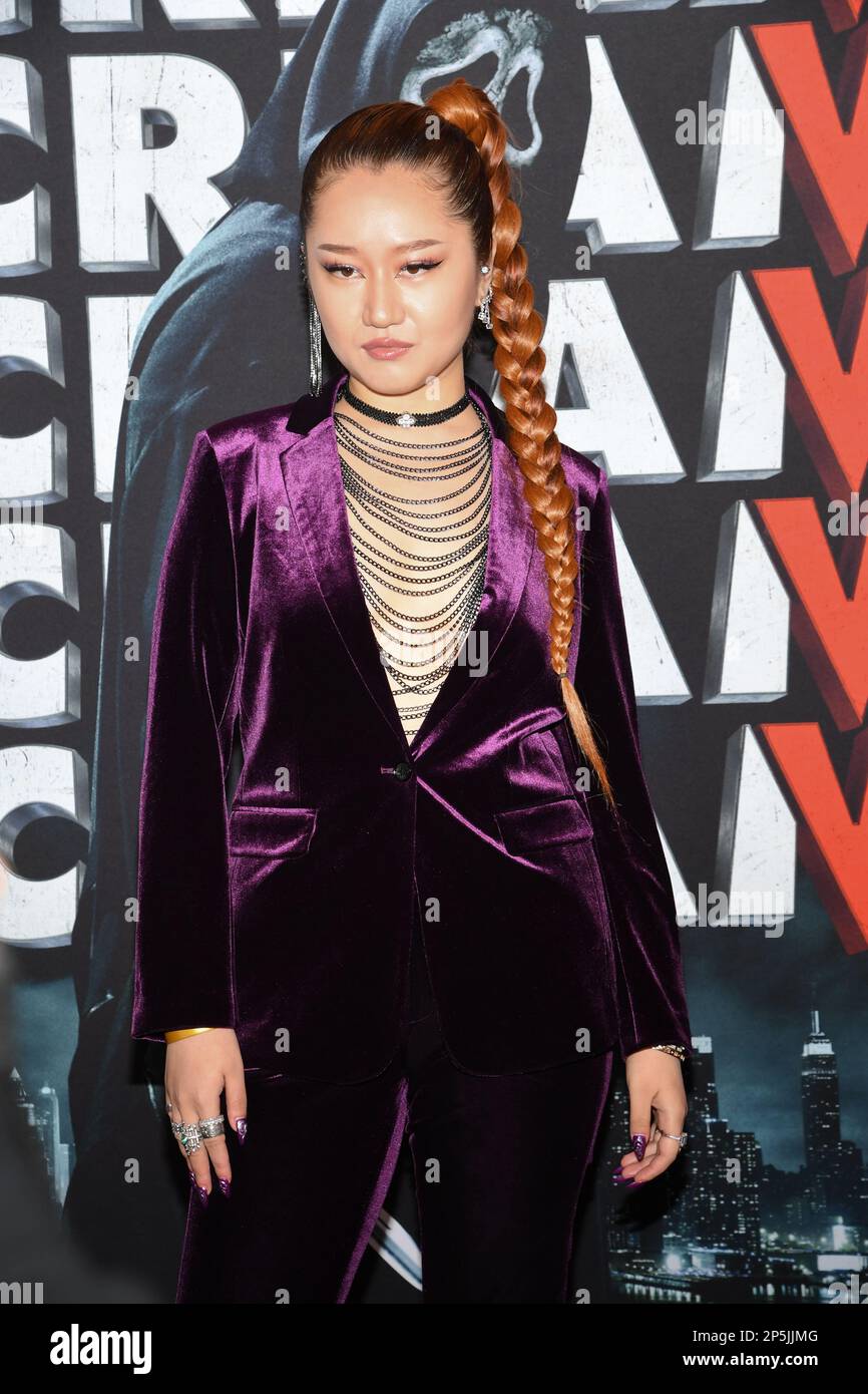 New York, USA. 06th Mar, 2023. Heidi Wong attends the Scream VI film ...