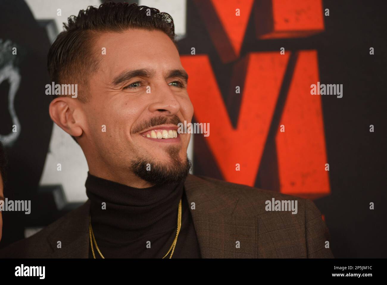 New York, USA. 06th Mar, 2023. Josh Segarra attends the Scream VI film ...