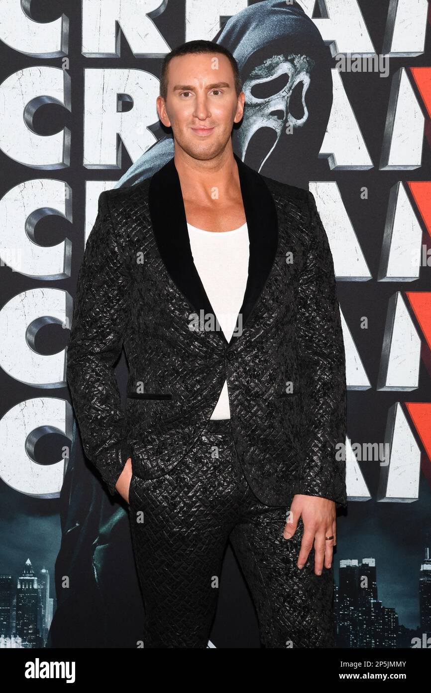 New York, NY on March 6, 2023. Jackson Wright attends the Scream VI film premiere at AMC Lincoln ...
