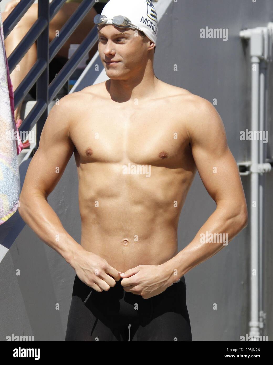 Russian Olympic Swimmer Vladimir Morozov (TROJ-CA) at the Speedo Grand ...